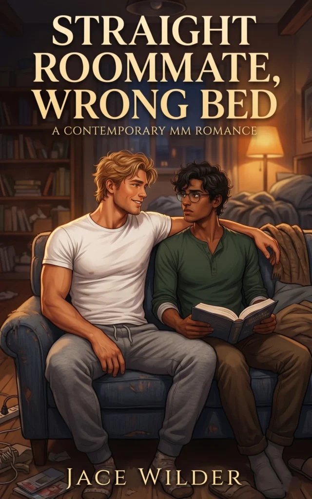 Straight Roommate, Wrong Bed — MM Bi Awakening Romance by Jace Wilder